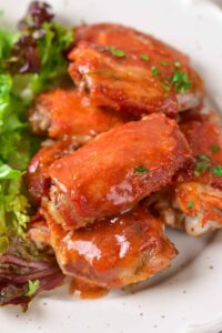 Buffalo Bacon Wrapped Chicken Wings - Wow Easy Recipes