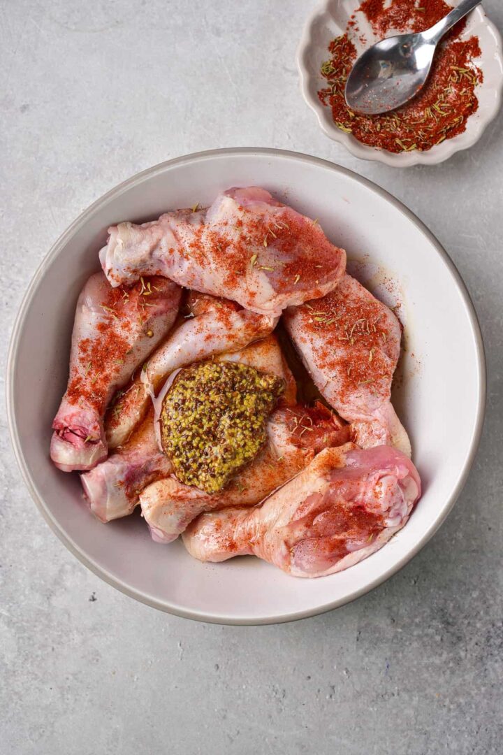 Maple Mustard Chicken Legs - Wow Easy Recipes